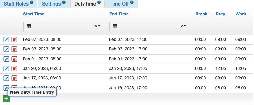 Duty and Flight Time Management – FlightSpan Documentation