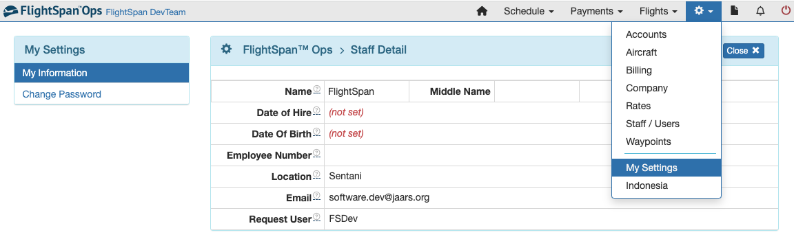 Flight Coordinating – FlightSpan Documentation