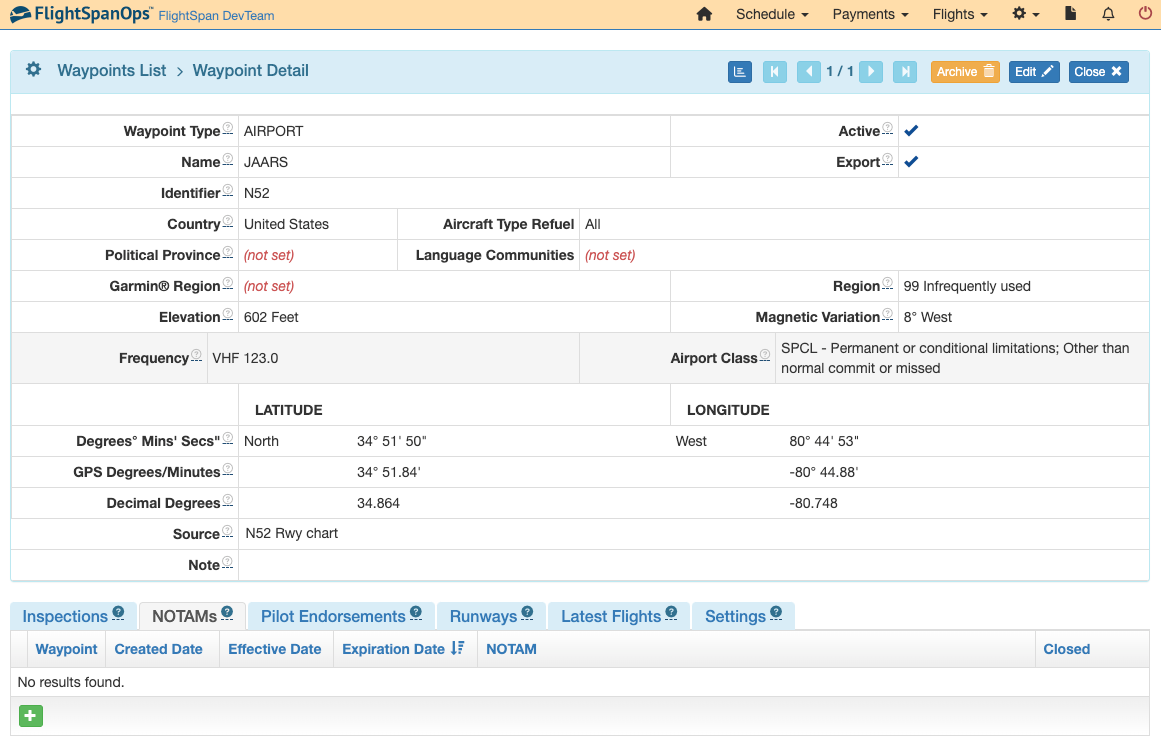 Building the Runway Chart – FlightSpan Documentation