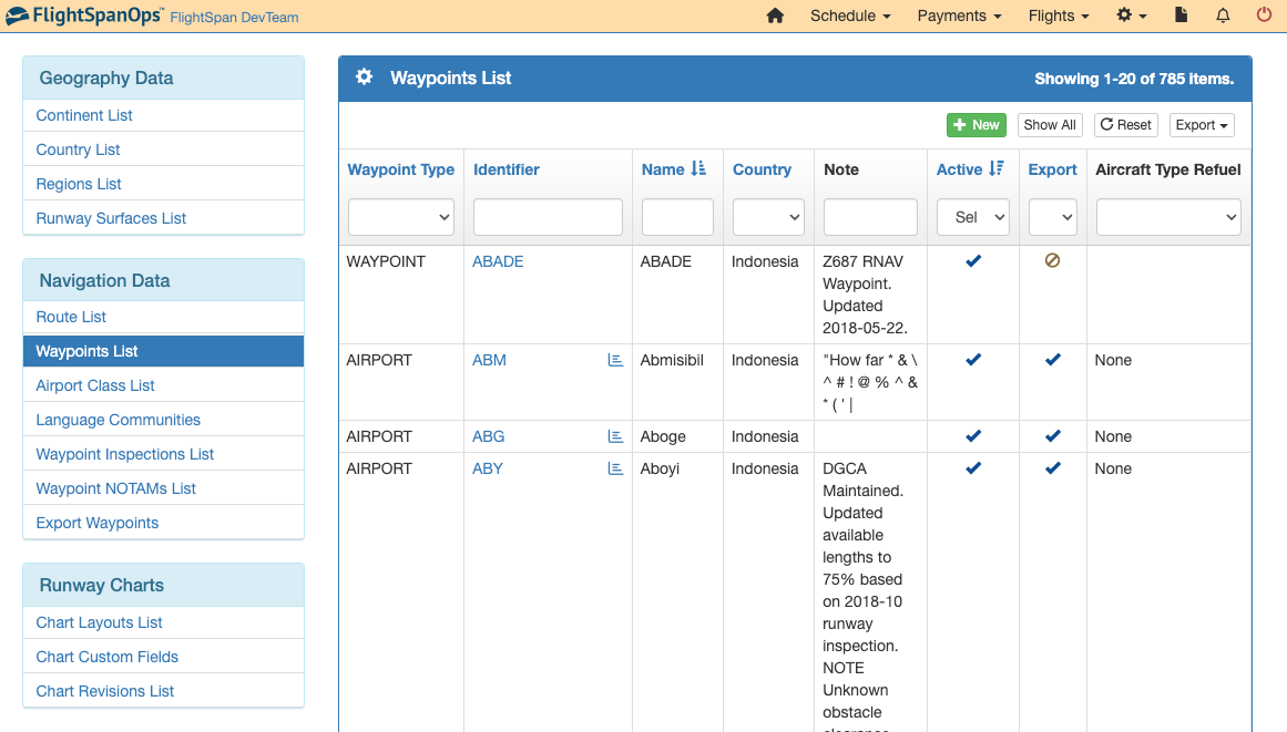 Building the Runway Chart – FlightSpan Documentation