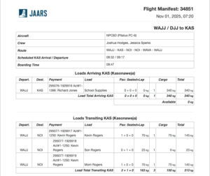 Flight Manifests – FlightSpan Documentation