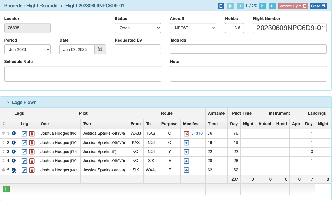 Flight Records Management – FlightSpan Documentation