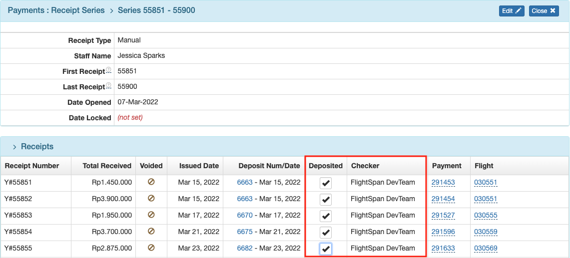 Making Cash Deposits – FlightSpan Documentation