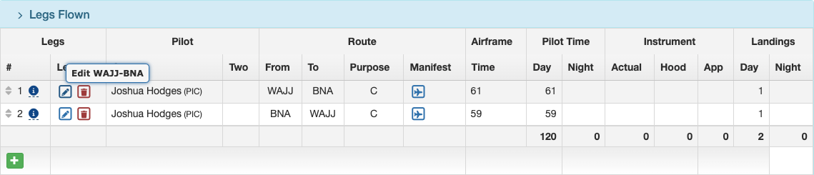 Pilot Logbook – FlightSpan Documentation