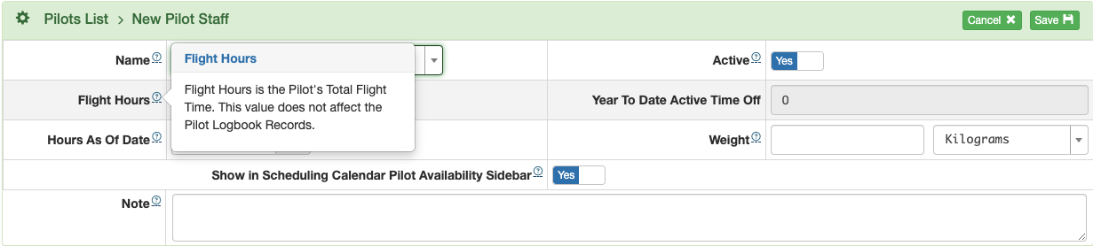 Pilots, Mechanics, and Flight Attendants – FlightSpan Documentation