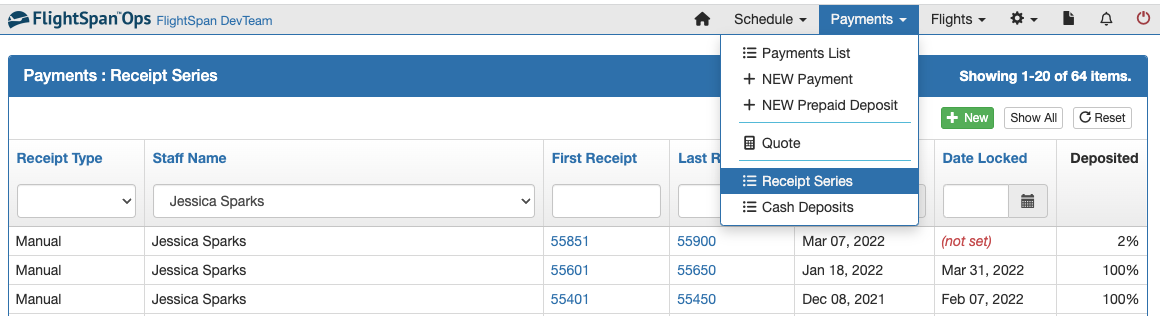 Making Cash Deposits – FlightSpan Documentation