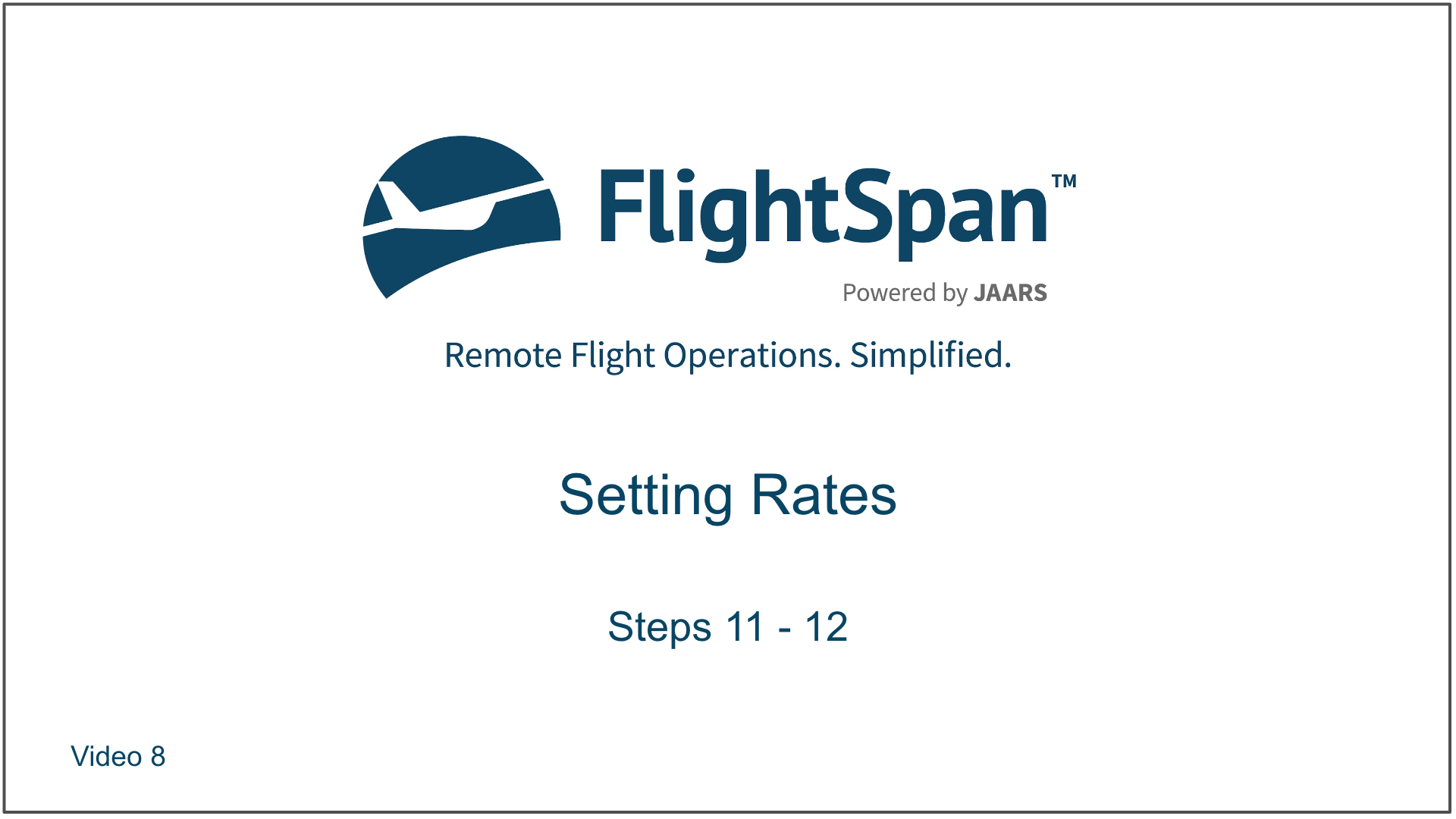 Step Twelve: Set the Default Flight Request Rates – FlightSpan ...