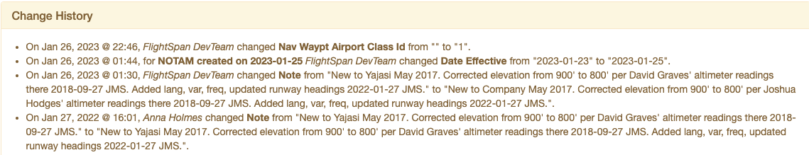 Editing Waypoints – FlightSpan Documentation