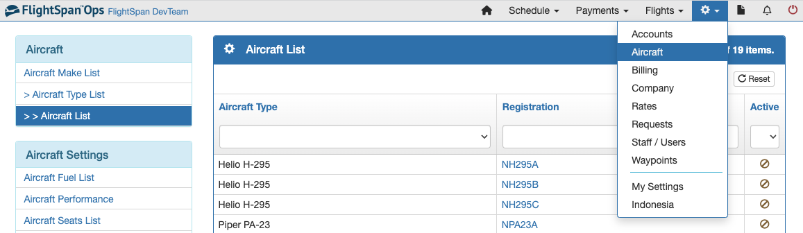 EFB Preferences – FlightSpan Documentation