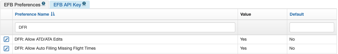 EFB Preferences – FlightSpan Documentation