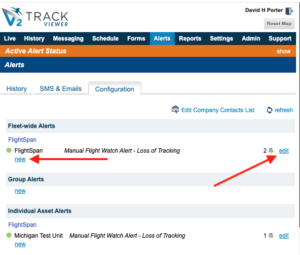 v2track Setup – FlightSpan Documentation