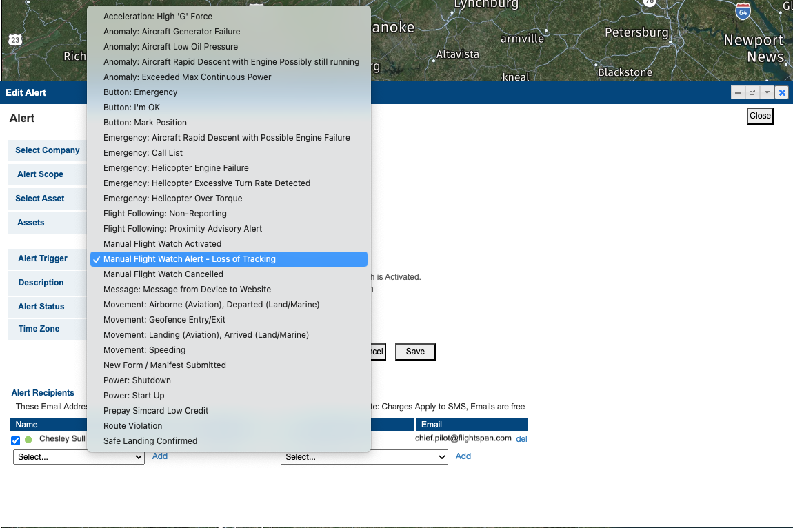 v2track Setup – FlightSpan Documentation